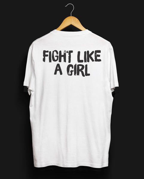Fight Like A Girl T Shirt – Dropout Fight Club